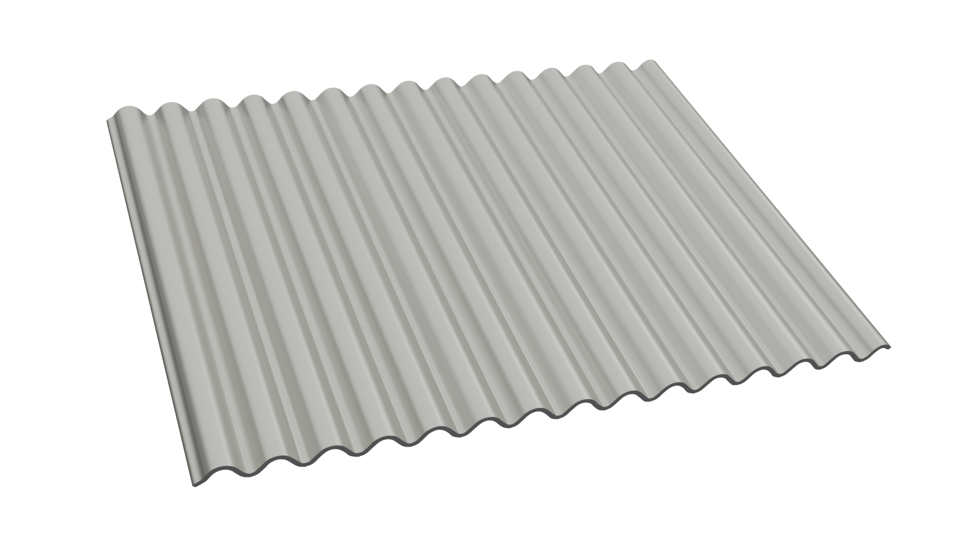 Metal Roofing, Siding, and Wall Panels in Ash Gray (PVDF Paint)