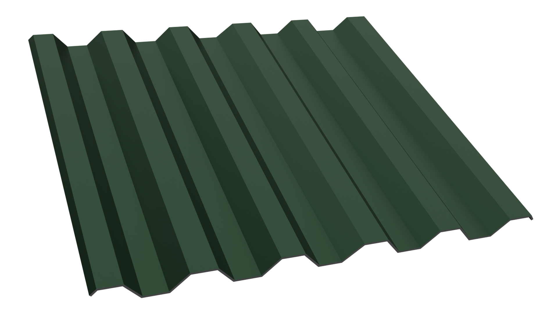 Metal Roofing, Siding, and Wall Panels in Classic Green
