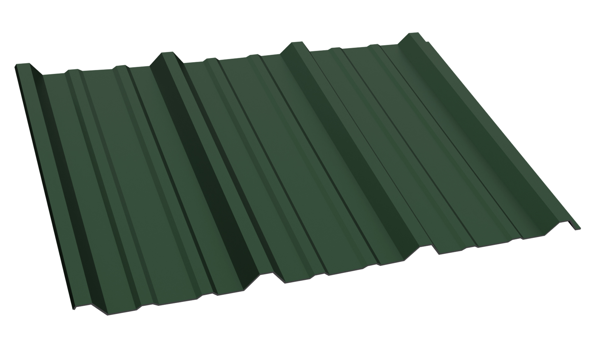 Metal Roofing, Siding, and Wall Panels in Classic Green