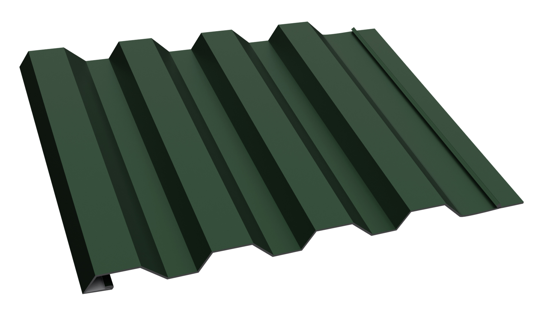 Metal Roofing, Siding, and Wall Panels in Classic Green