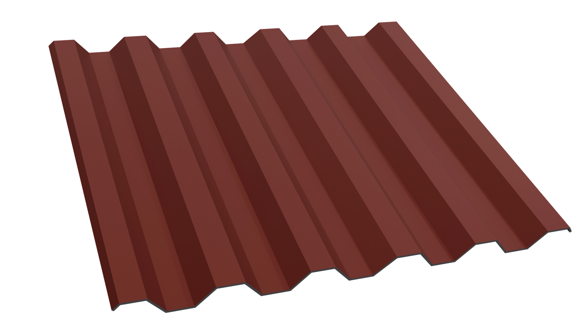 Metal Roofing, Siding, and Wall Panels in Colonial Red