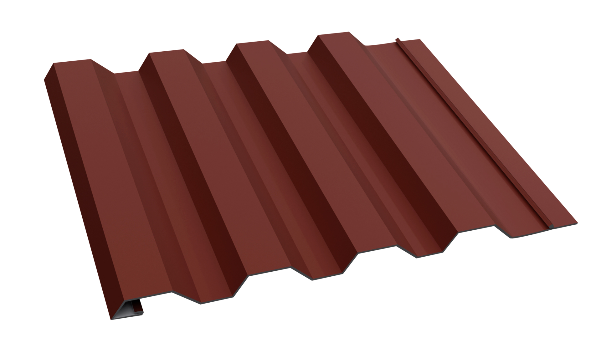 Metal Roofing, Siding, and Wall Panels in Colonial Red
