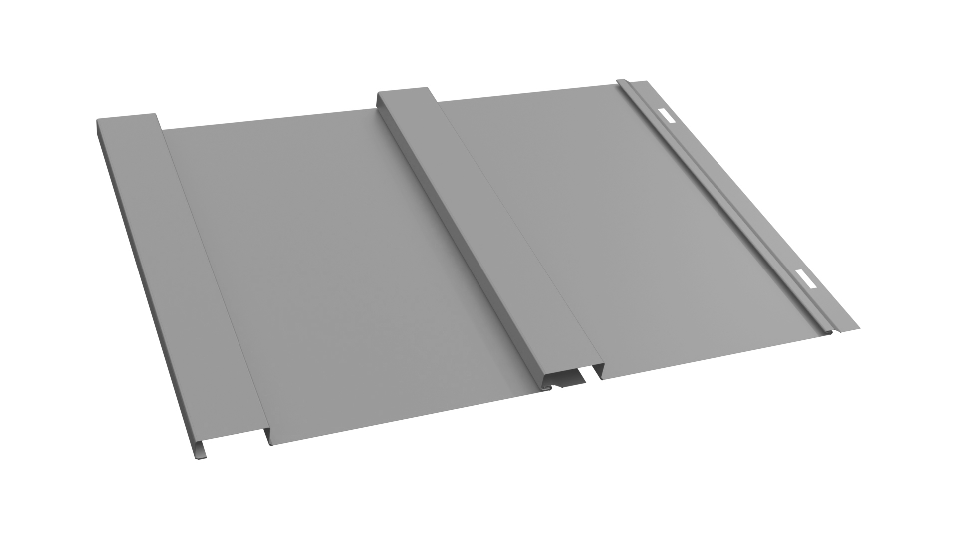 Metal Roof And Wall Panels In Dove Gray