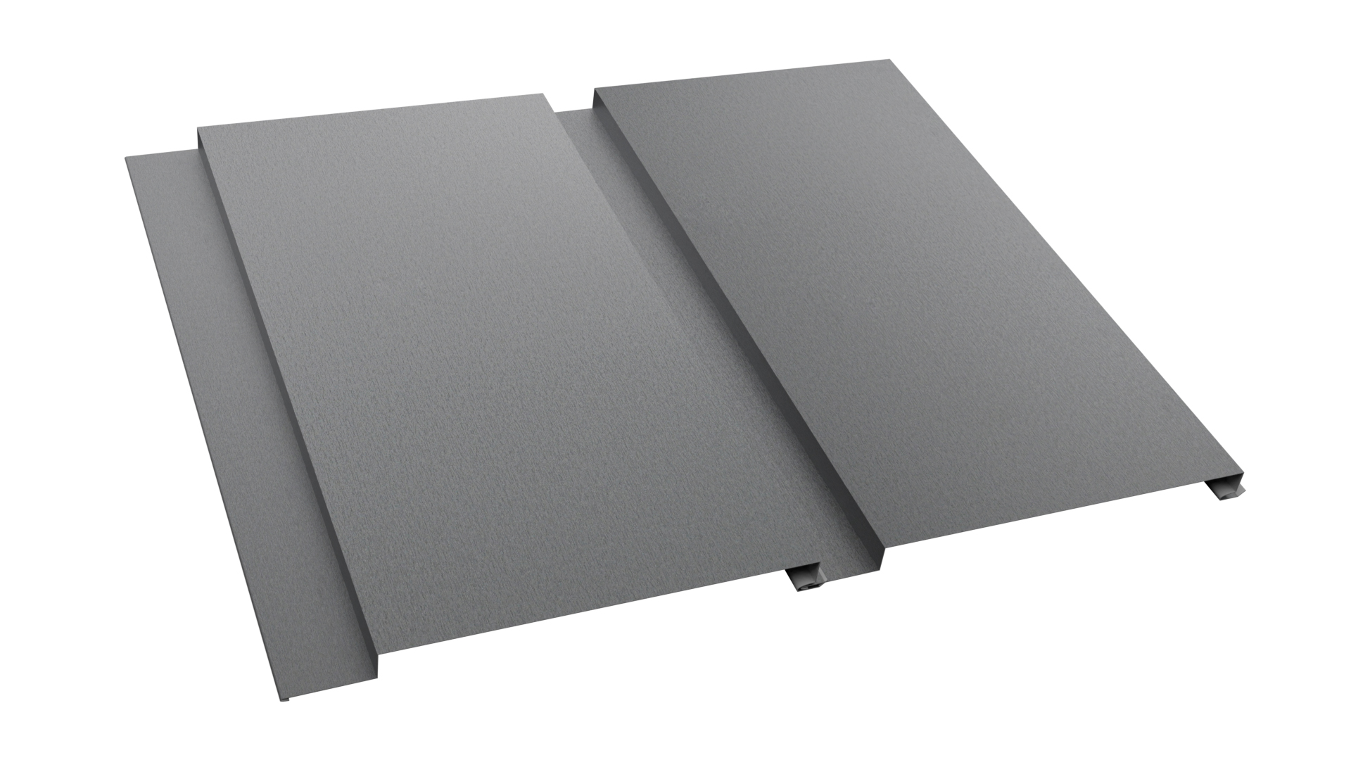 Available Metal Roof & Metal Wall Panels In Gray Zinc Matte®