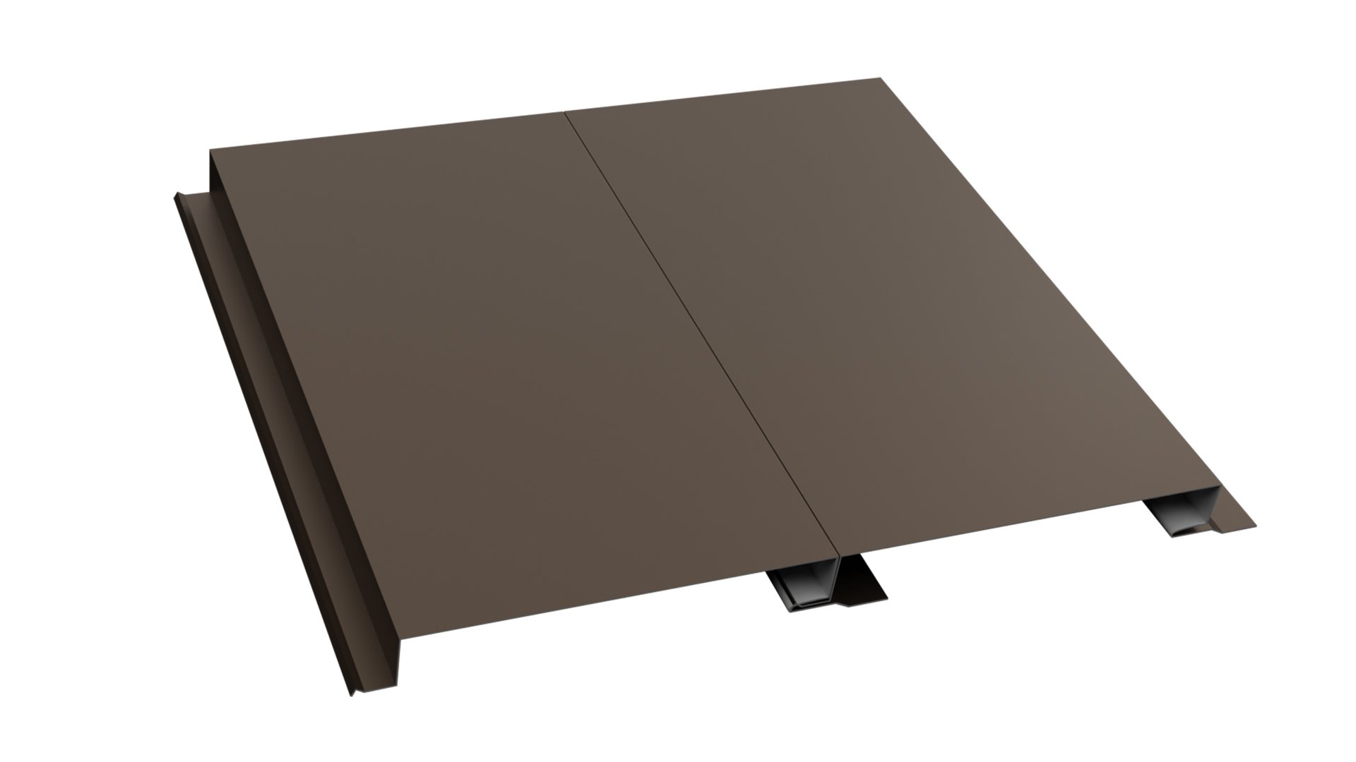 Metal Roofing, Siding, and Wall Panels in Mansard Brown