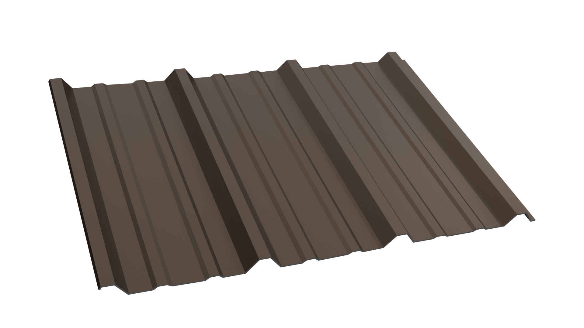 Metal Roofing, Siding, and Wall Panels in Mansard Brown