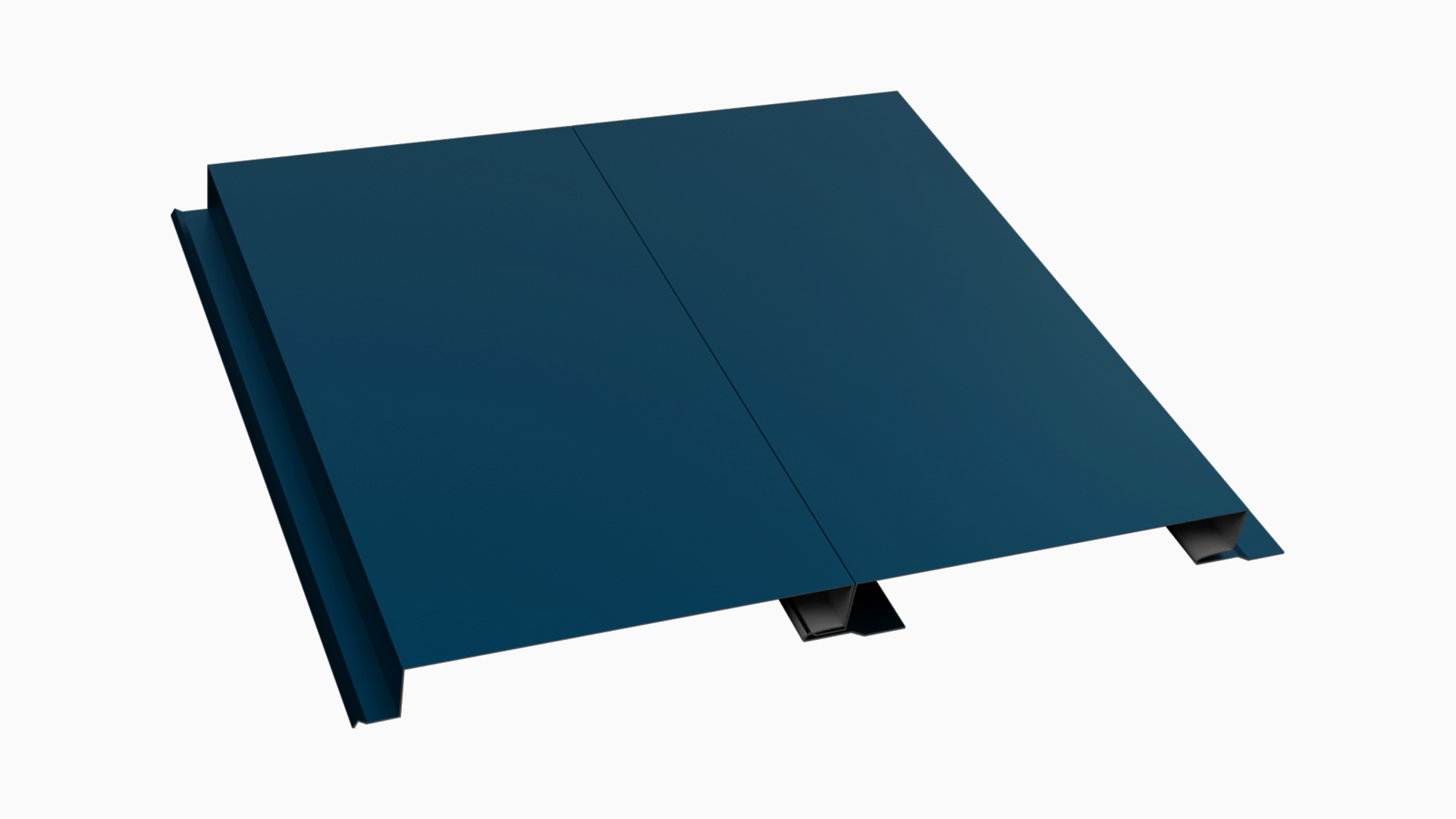Metal Wall and Roof Panels In Regal Blue