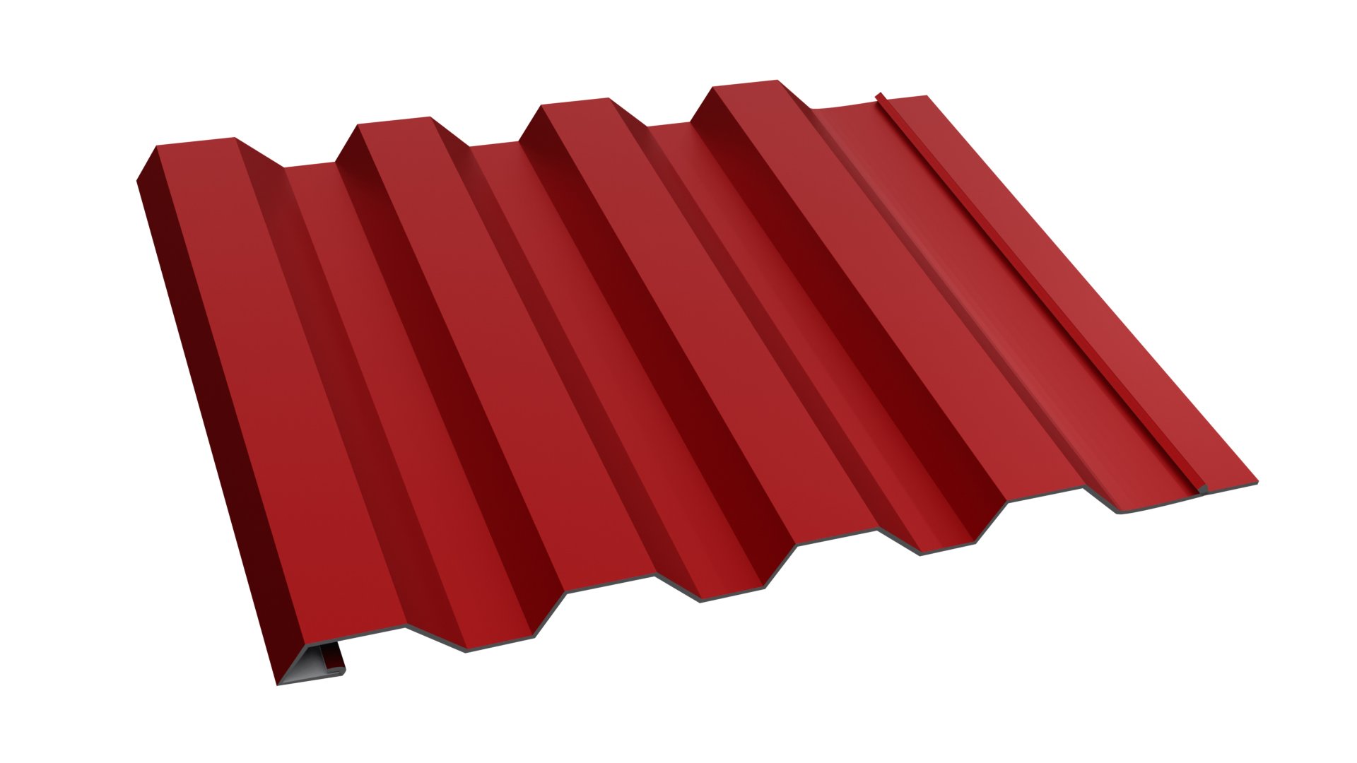 Metal Roofing, Siding, and Wall Panels in Regal Red