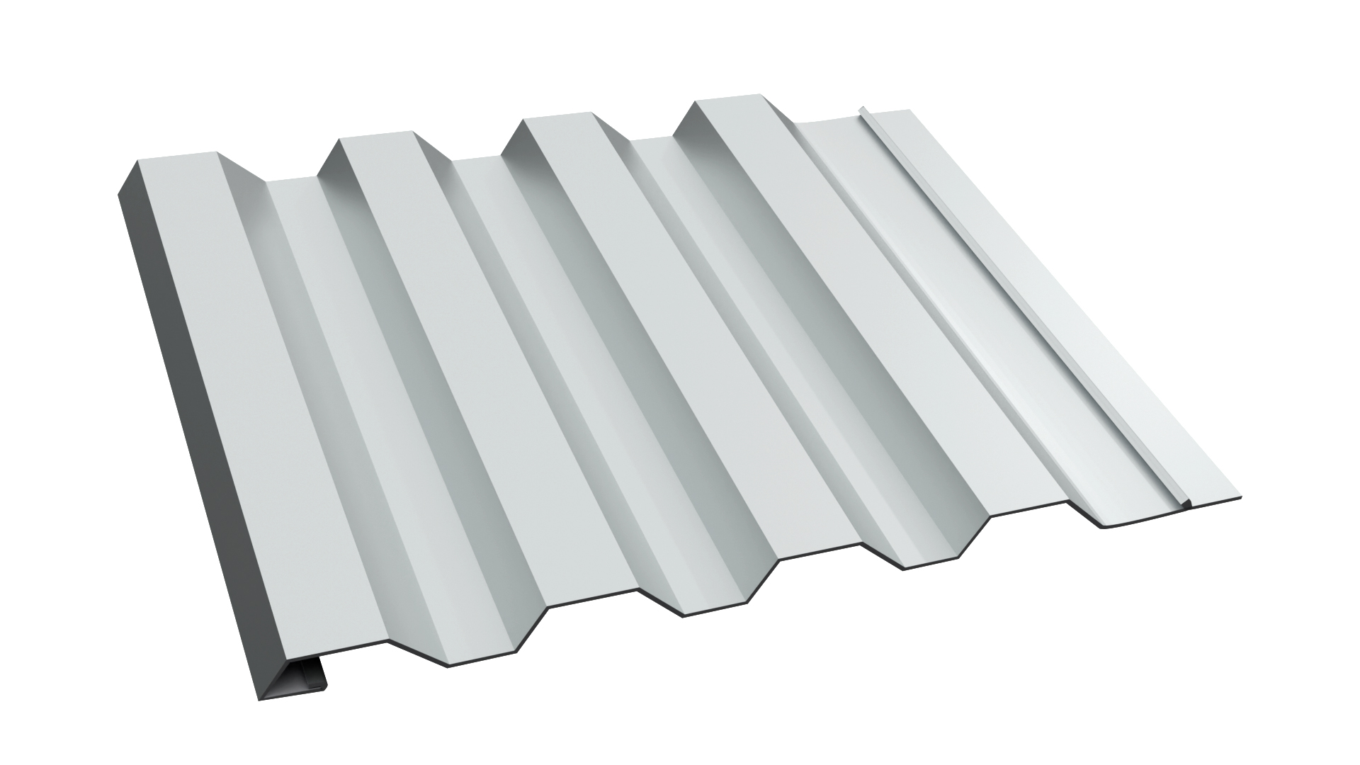Metal Roofing, Siding, and Wall Panels in Regal White