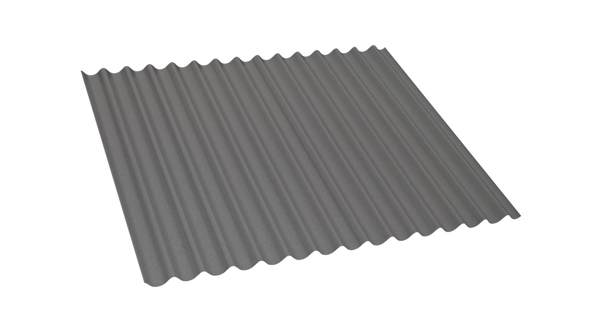 Metal Wall and Roof Panels In Silver Metallic