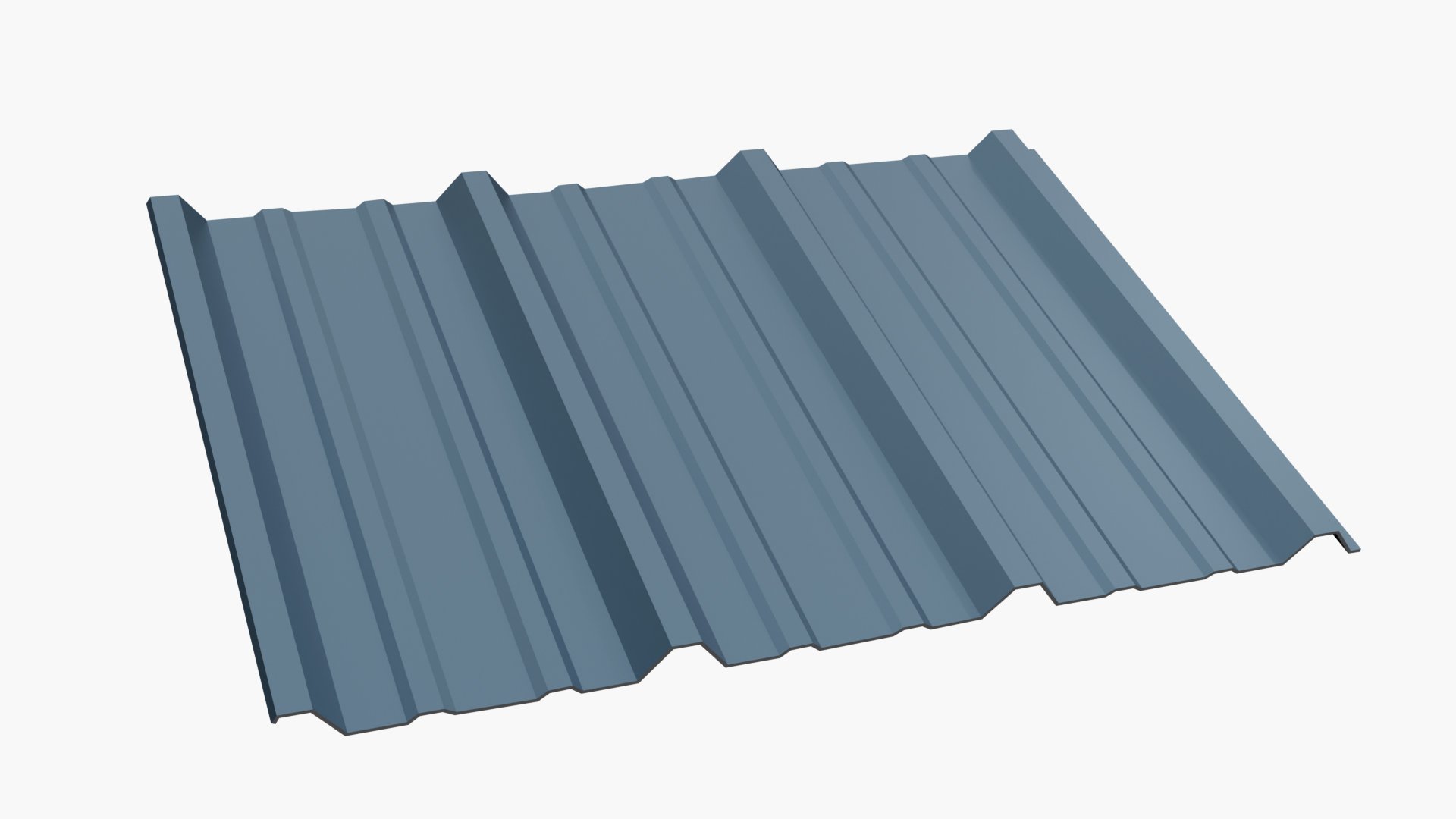 Metal Wall and Roof Panels in Slate Blue