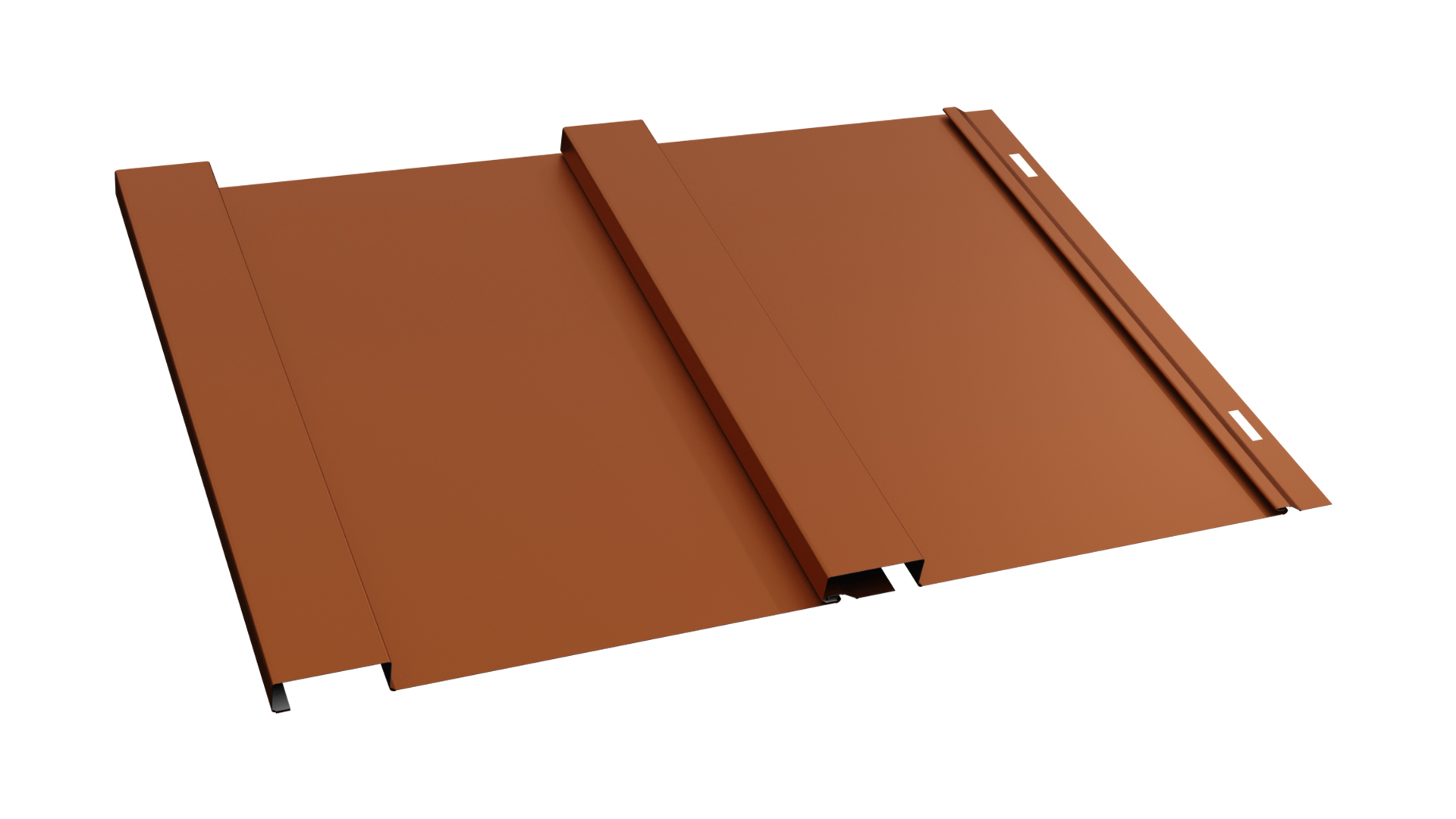 Metal Roofing, Siding, and Wall Panels in Terra Cotta