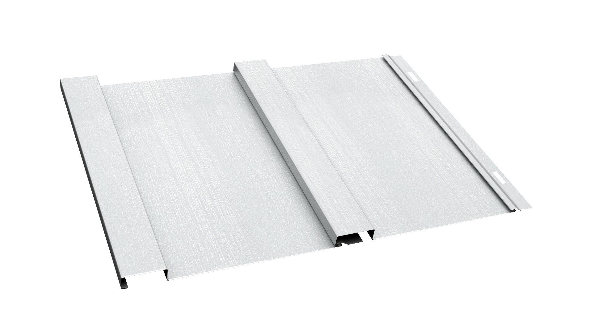 White Wood Metal Panels