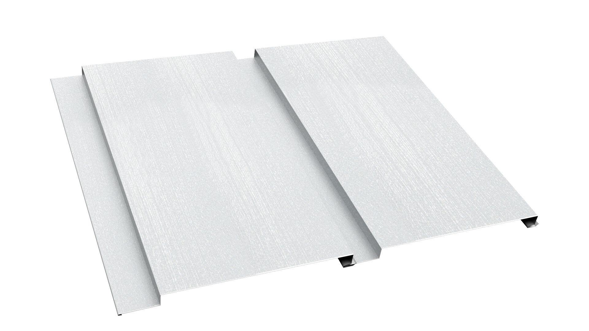 White Wood Metal Panels