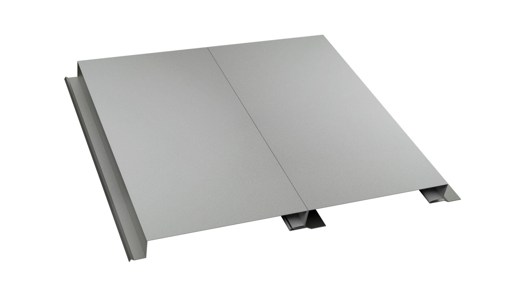 Metal Wall and Roof Panels In Silver Metallic